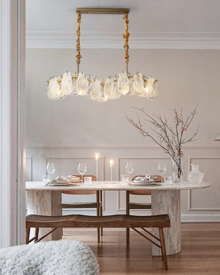 WOW Cloud Glass Linear Chandelier-wow2358